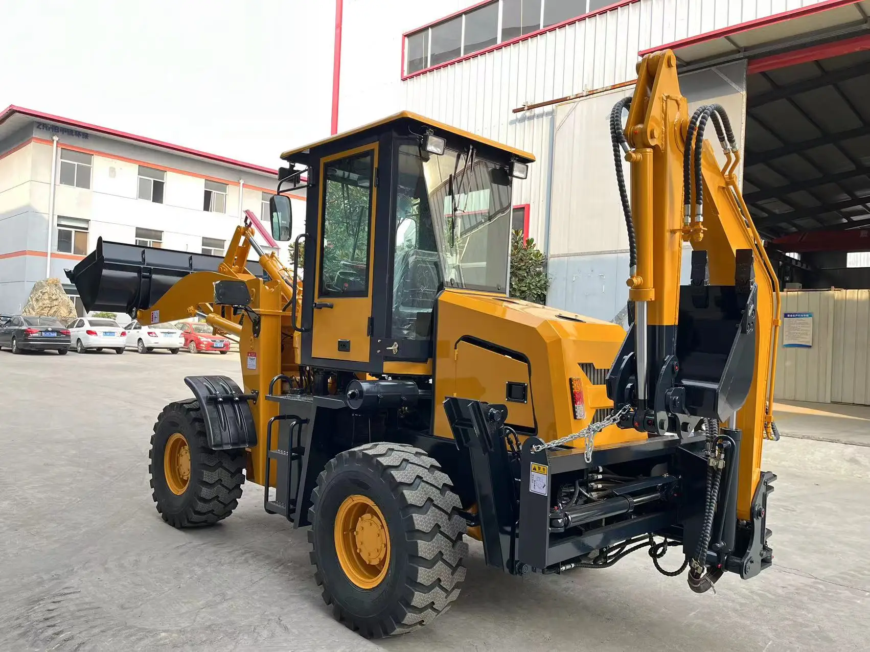 Earthmoving Machinery 4x4 Backhoe Loader Backhoe China Loaders Diesel ...