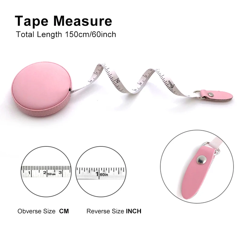 Mini Leather Tape Measure,Custom Printed Measuring Tape 60 Inches ...