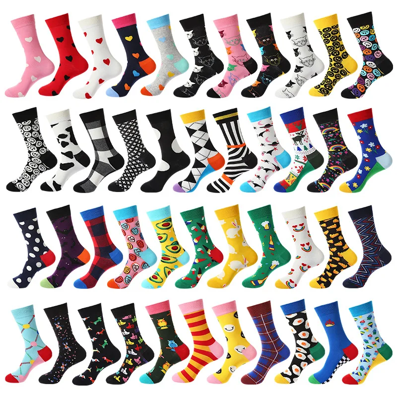 Funny Animal Cartoon Character Patterned Socks Men Women Novelty Comics ...