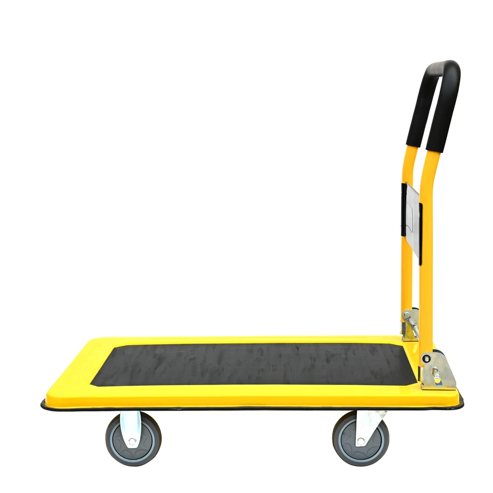 Hand Truck Foldable Garage Warehouse Platform Trolley Cart Heavy Duty ...