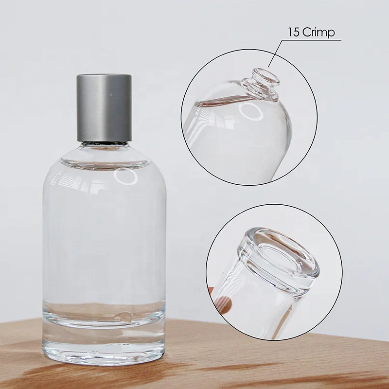50ml Perfume Bottle Crimp Neck Custom Perfume Bottle 30ml 100ml Cosmetics Packaged In Empty ...