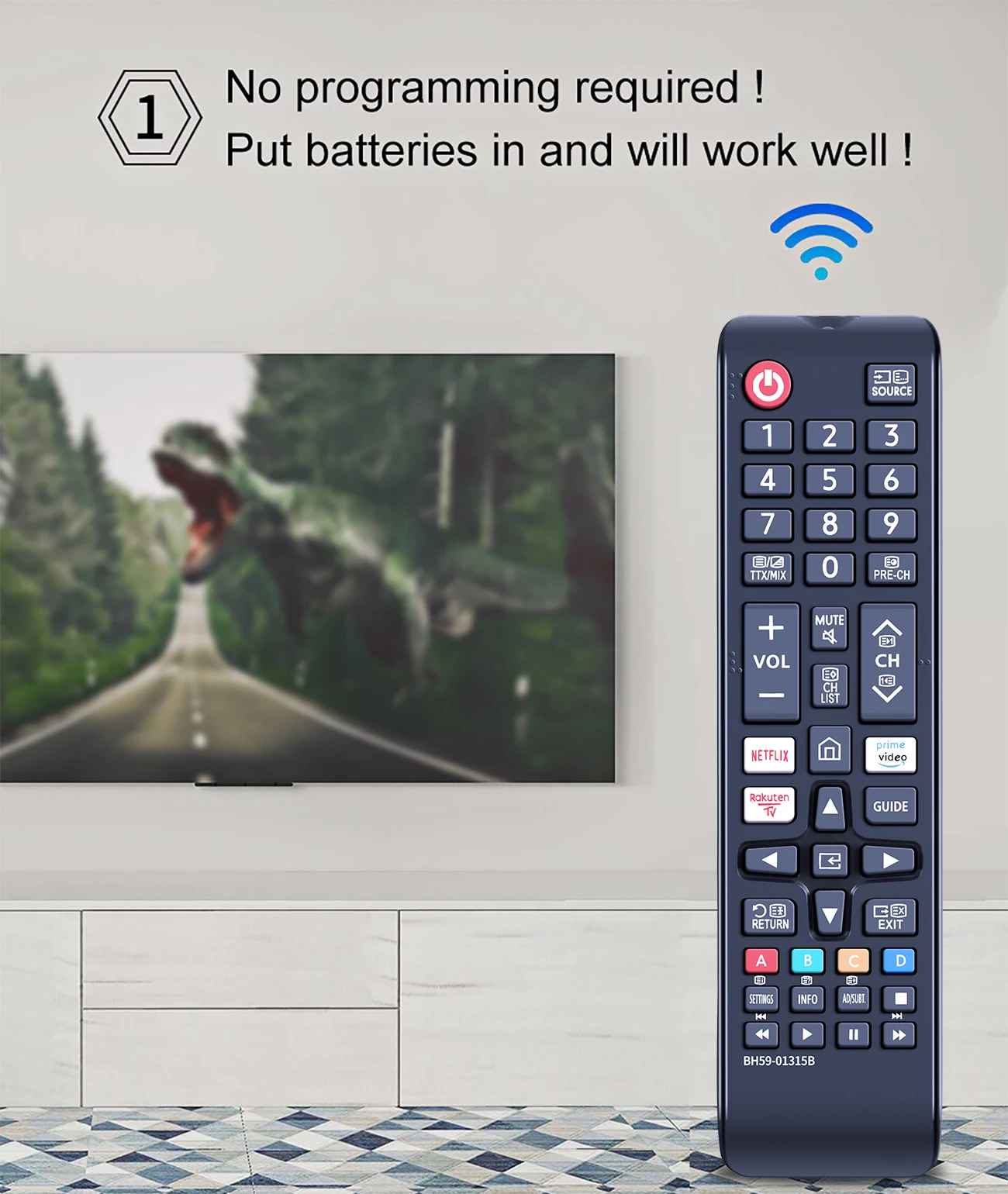 Universal Remote Control For Samsung Tv Led Lcd Uhd 4k 8k Ultrar Qled ...