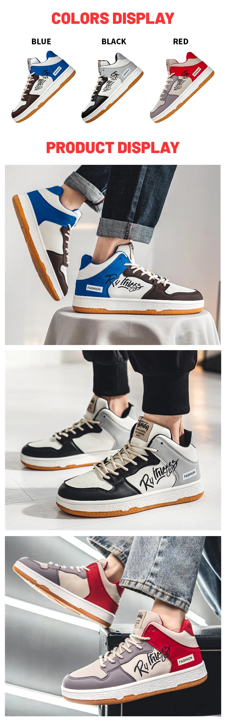 Qiloo Hot Sale Fashion Basketball Sneaker Skateboarding Casual Custom ...