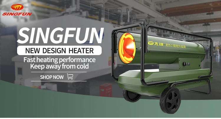 Singfun Portable Industrial Kerosene Diesel Heaters for Chicken Farm