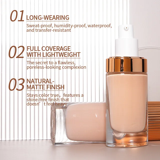 DIY Pick Your Own Foundation Bottle Cream Matte Private Label Full ...