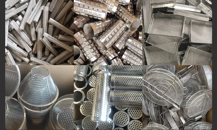 40 60 80 Micron Stainless Steel Filter Mesh Screen Tube Micron Filter ...