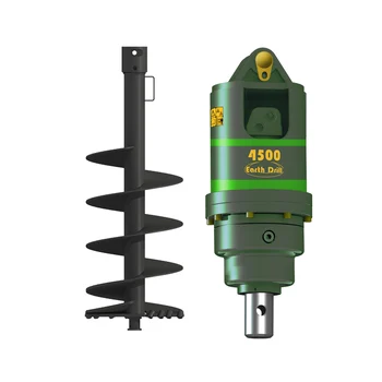 British Technology Deep Post Hole Digger Diameter 300mm Drill Hydraulic ...