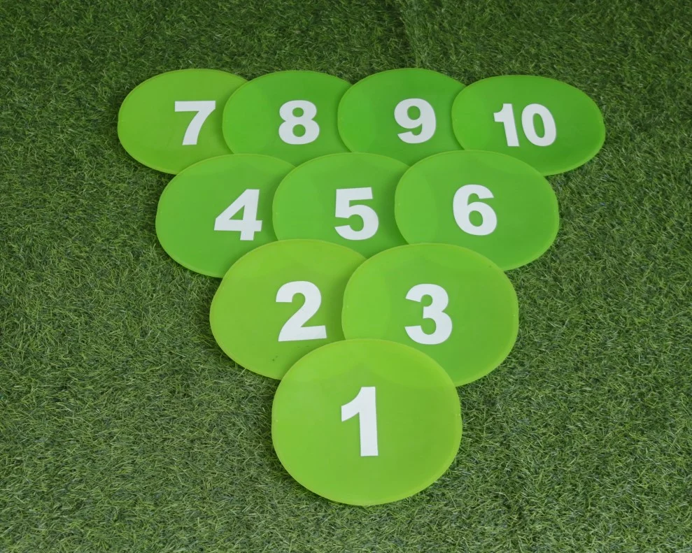 Flat Spot Markers - Non-Slip Rubber Floor Dots for Soccer & Basketball ...