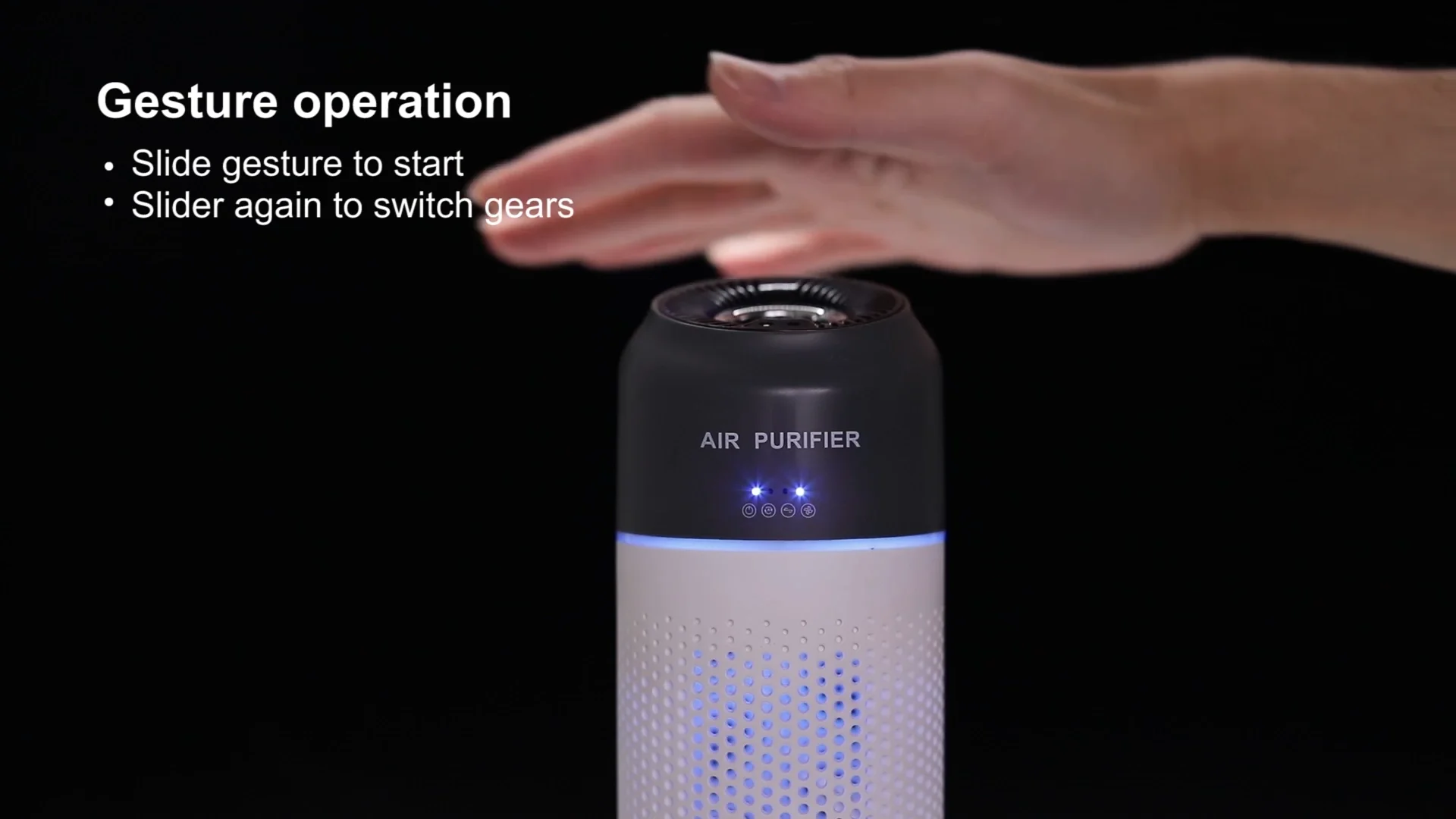 Mini Office Intelligent Easy And Safe Operation Car Air Purifier With Gesture Sensing - Buy ...