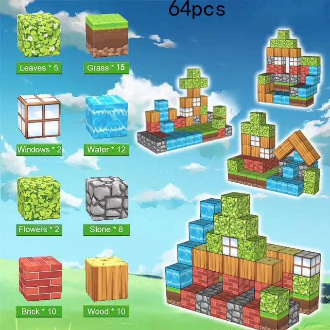 2024 Magnetic Building Blocks - Educational Toys for Kids