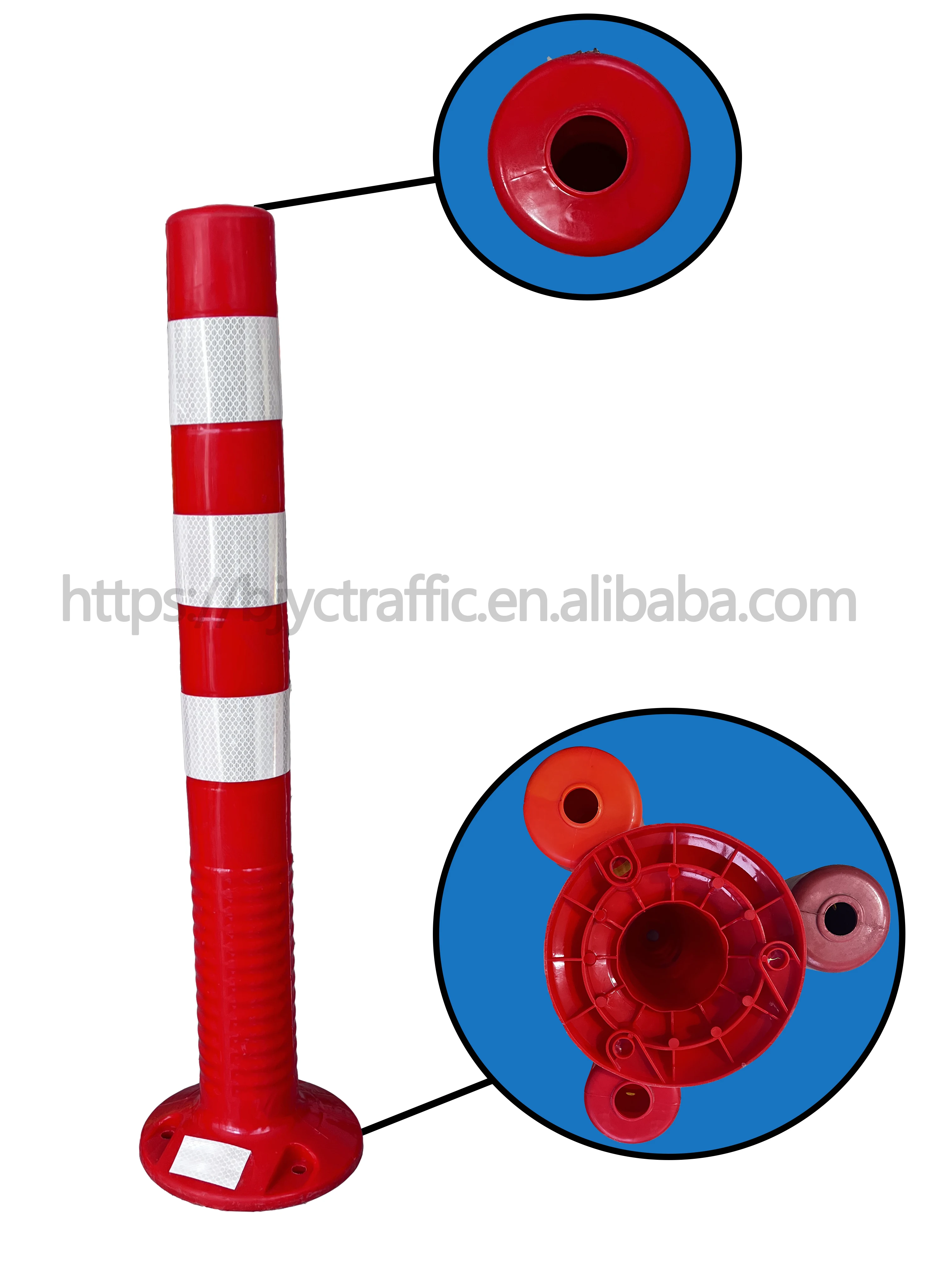 Tumbler Durable Eva Bollards 75cm Pvc Safety Spring Plastic Rebound ...