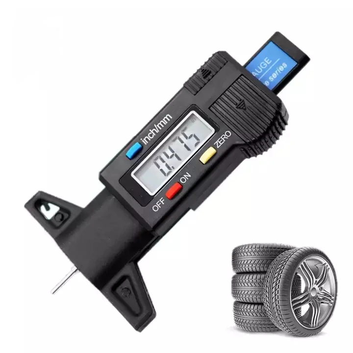 High Precision Digital Tire Wear Detection Measuring Tool Auto Car Tyre ...
