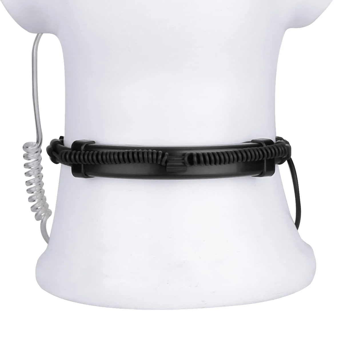 Motorola Gp328 Stretchable Coiled Tactical Throat Mic Larynx Vibration ...