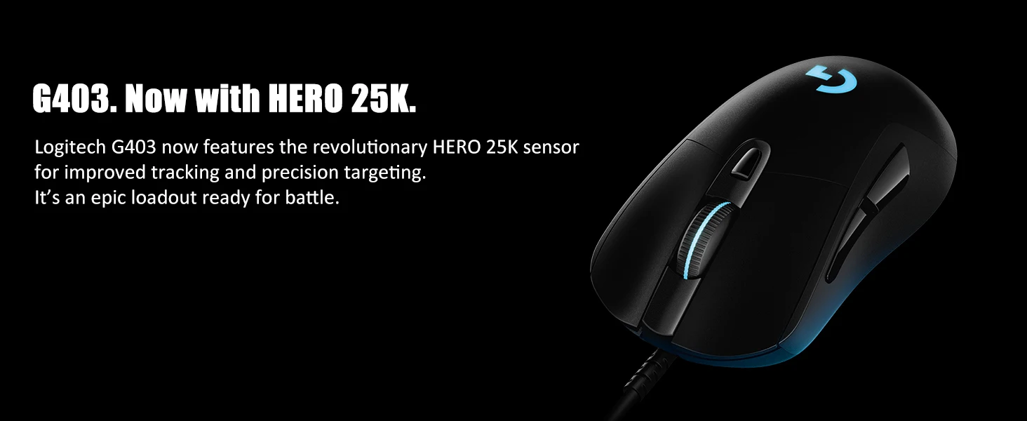 Original Logitech G403 Hero Wired Game Rgb Mouse - Buy Logitech G403 ...