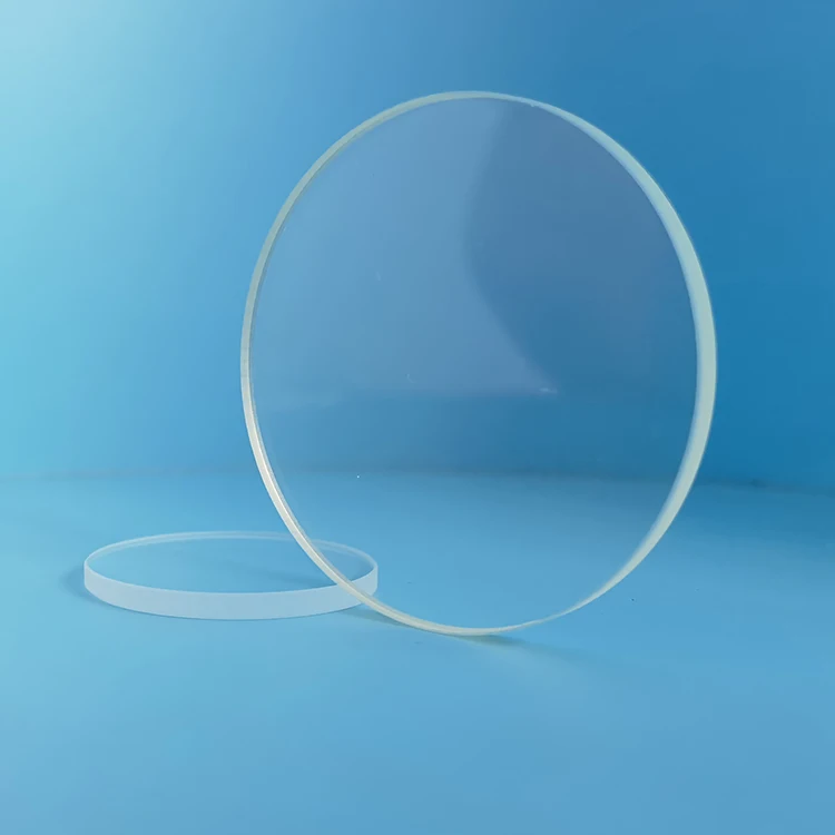 Sapphire Crystal UV VIS IR Pass Round Protective Window