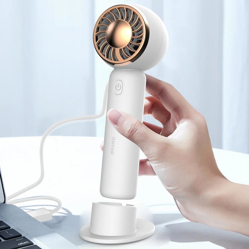 Handheld Fan 2023 Rechargeable Handy Cooler Hand Held Pocket Mini Fan ...