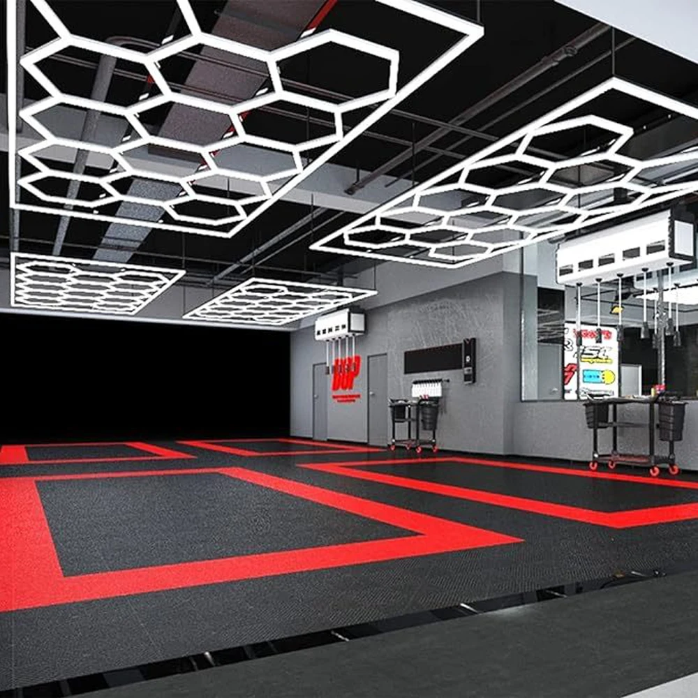 Contation 110 220 Volt 9 LED Garage Ceiling Lamp - 10000 Hours