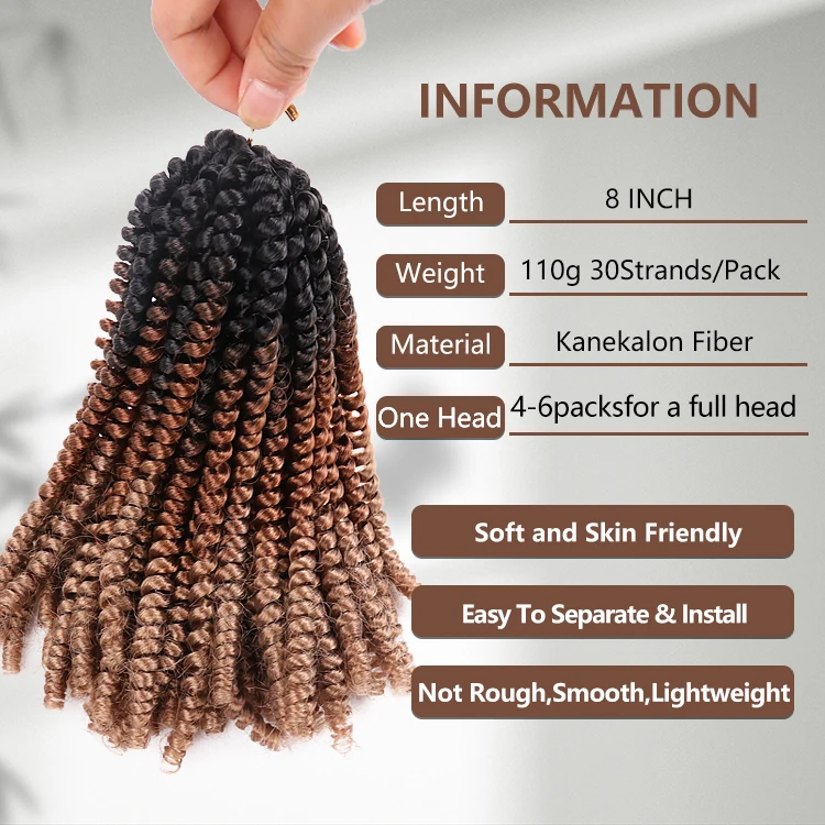 Julianna Wholesale Kanekalon Expression Spring Twist Hair