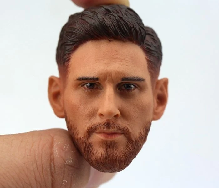Custom 3D Football Player Messi PVC Action Figure 1/6 Scale