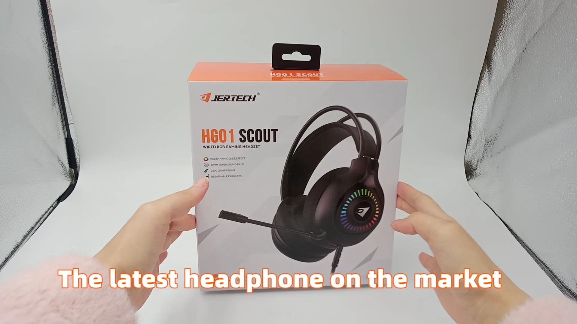 Jertech Hg01 Led Earphones Telephone Custom Accessories Noise Cancelling Headphones Wire Usb ...