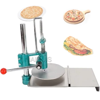 Manual Flat Bread Flattening Machine/20cm Diameter Dough Sheet Pressing ...