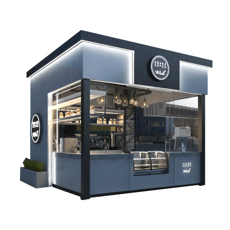 High Quality Outdoor Display Kiosk Retail Snack Booth Design| Alibaba.com