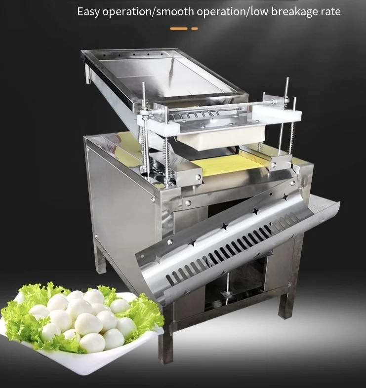 Boiled Egg Skin Removing Machine / Chicken Egg Shelling Machine ...