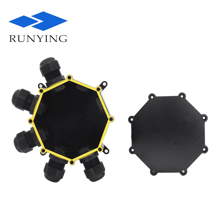 Round Shape Waterproof Junction Box M20 Cable Gland Customized Ip68 ...