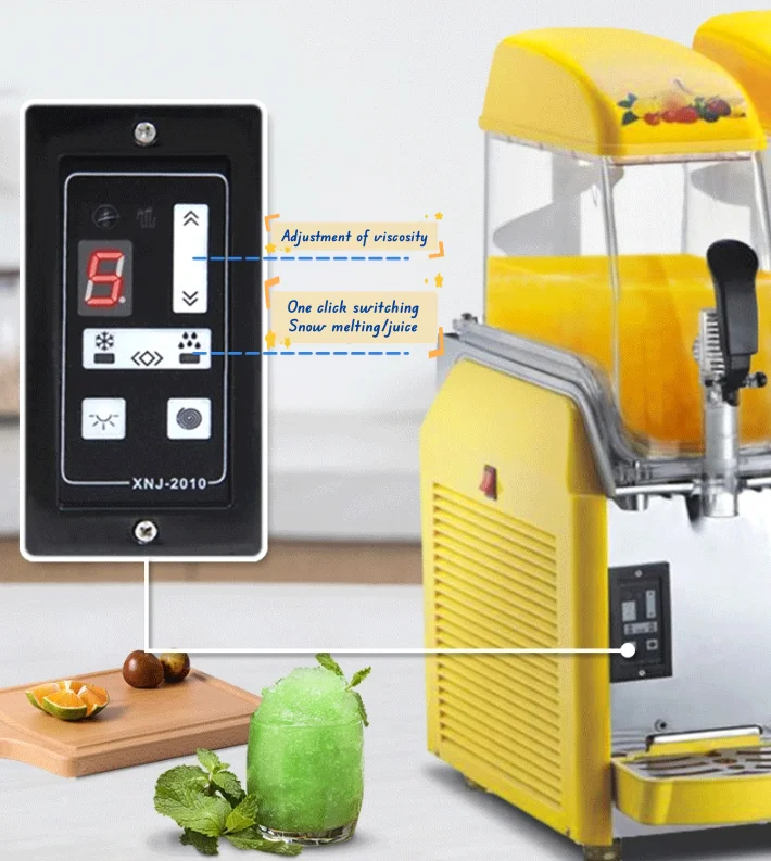 Ice Slush Machine 15l - High Productivity & Easy Operate