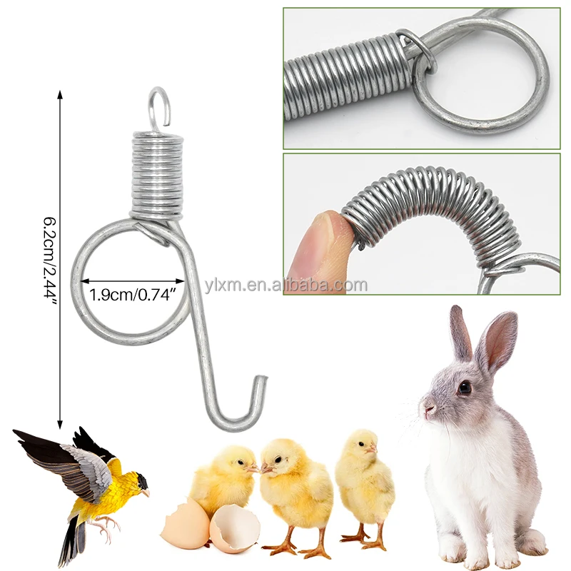 Secure Your Animal Cages with Reliable Spring Hooks