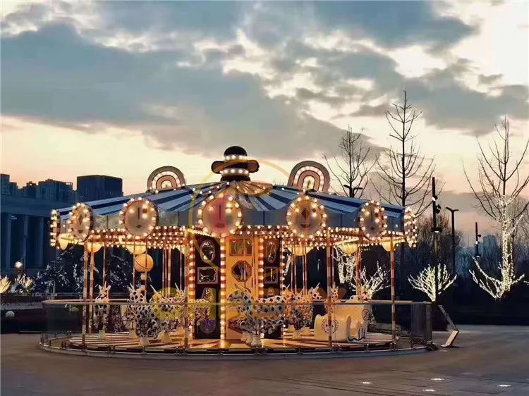 Funfair Amusement Park Attractive Carnival Rides 36 Seats Carousel ...