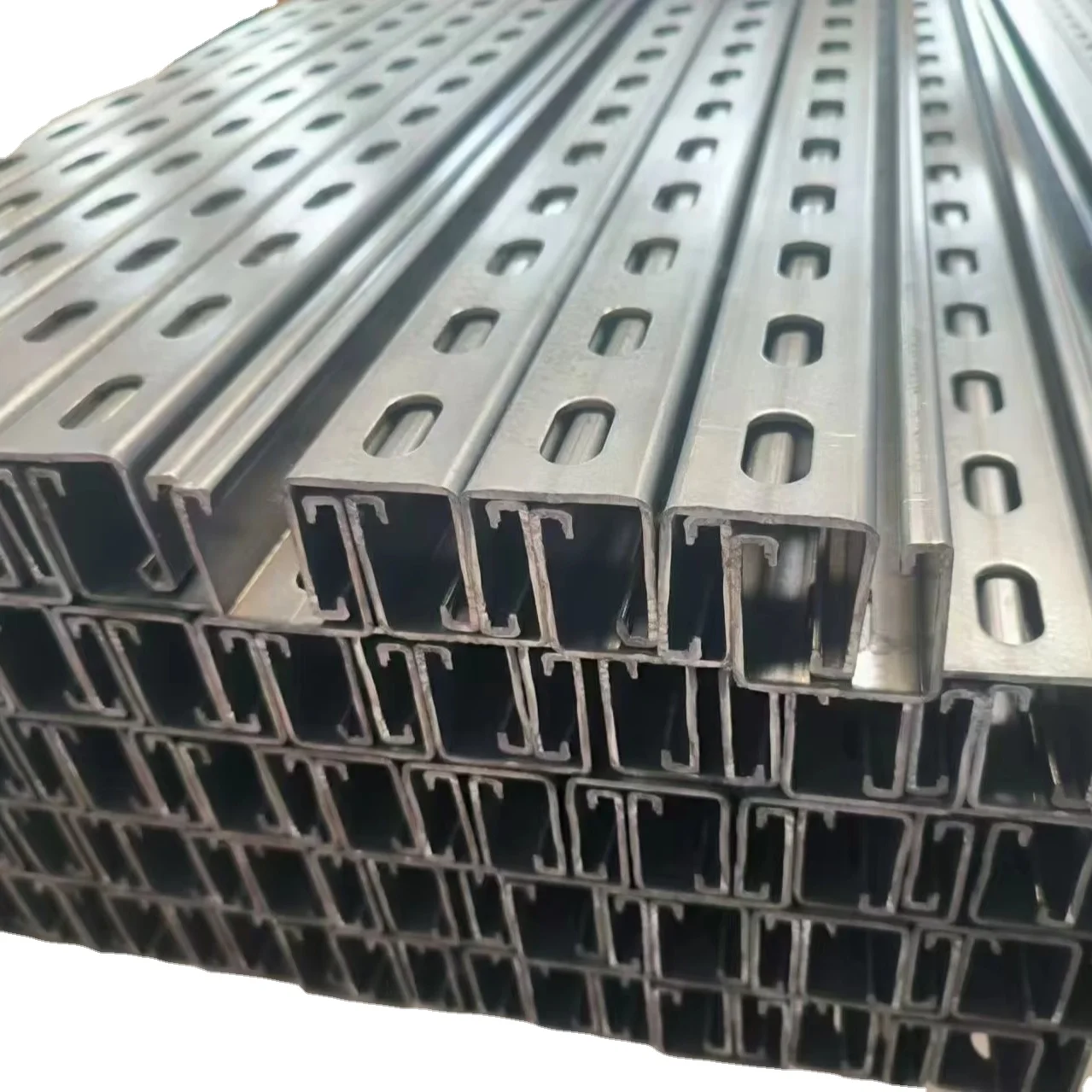 Galvanized Strut channel 41mmx41mm channel Unistrut seismic bracing ...