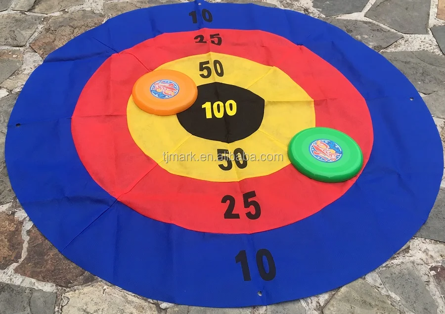Outdoor Garden Yard Giant Flying Discs Target Set Game - Buy Target ...