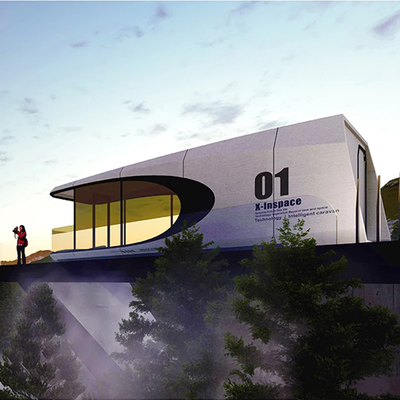 Modern Tiny Solid Luxury Wood Capsule Living Room Beach Mobile Sleeping ...