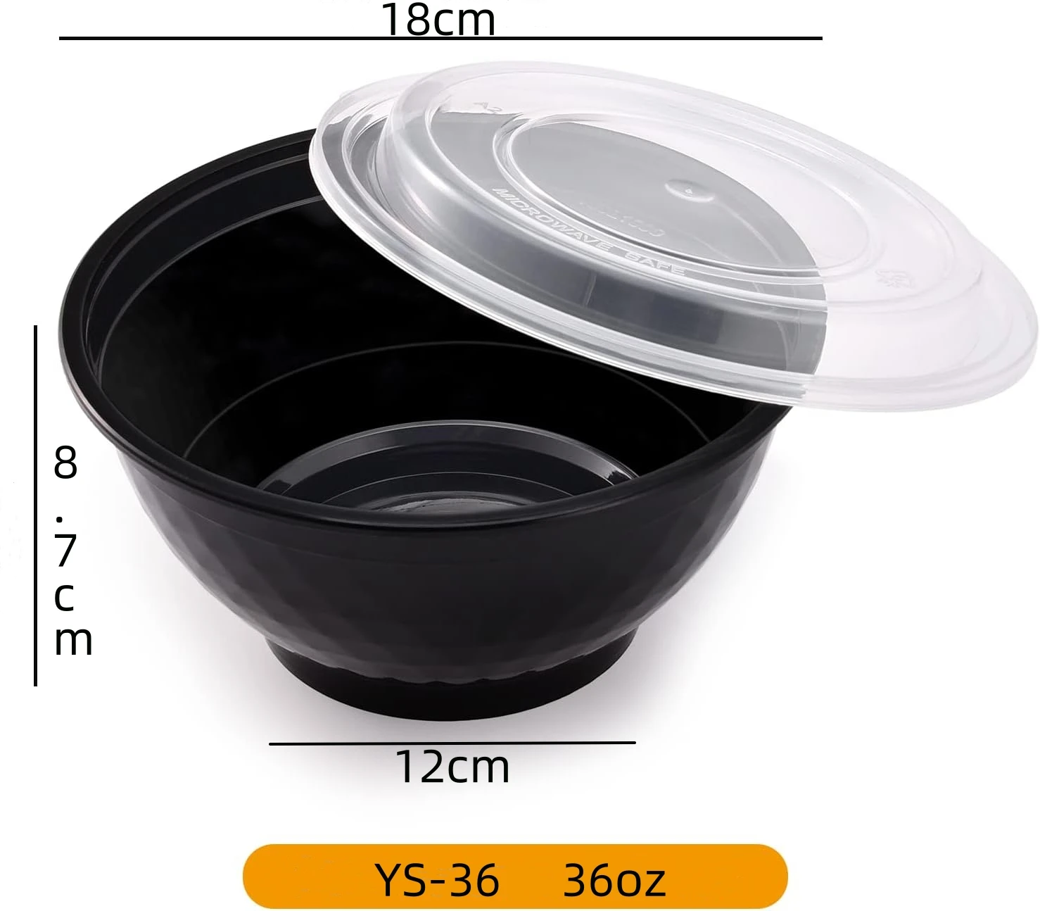 Meal Prep Container With Lid 29oz. Disposable Deli Container,Round ...