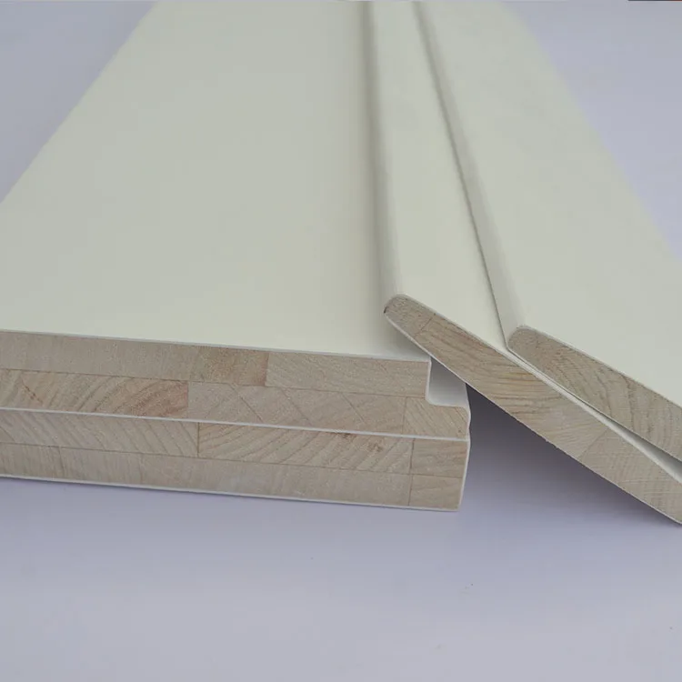White Primed Finger Joint Pine Baseboard Wood Trim 5180 Mouldings for ...