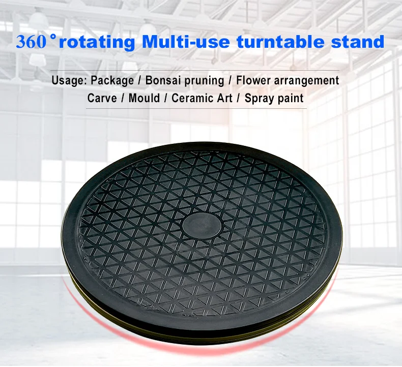 360 Degree Rotating Multi-use Turntable Display Art Led Stand - Buy ...