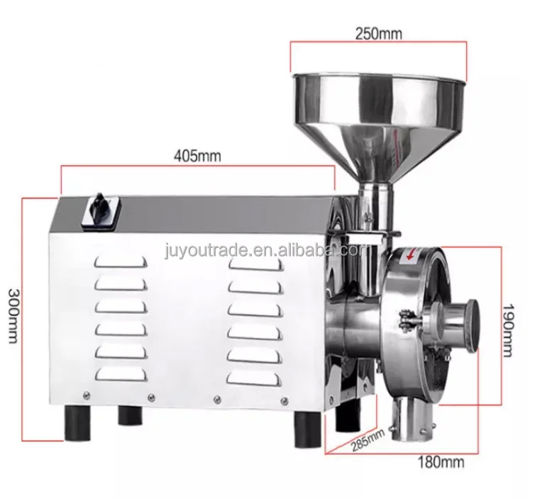 High Efficiency Grain Milling Machine - Nut Powder Grinding