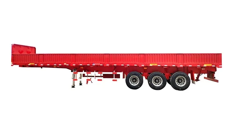 Hot Sale Side Dump Trailer Multi Axles Side Tipper 25 Tons 45 Cbm ...