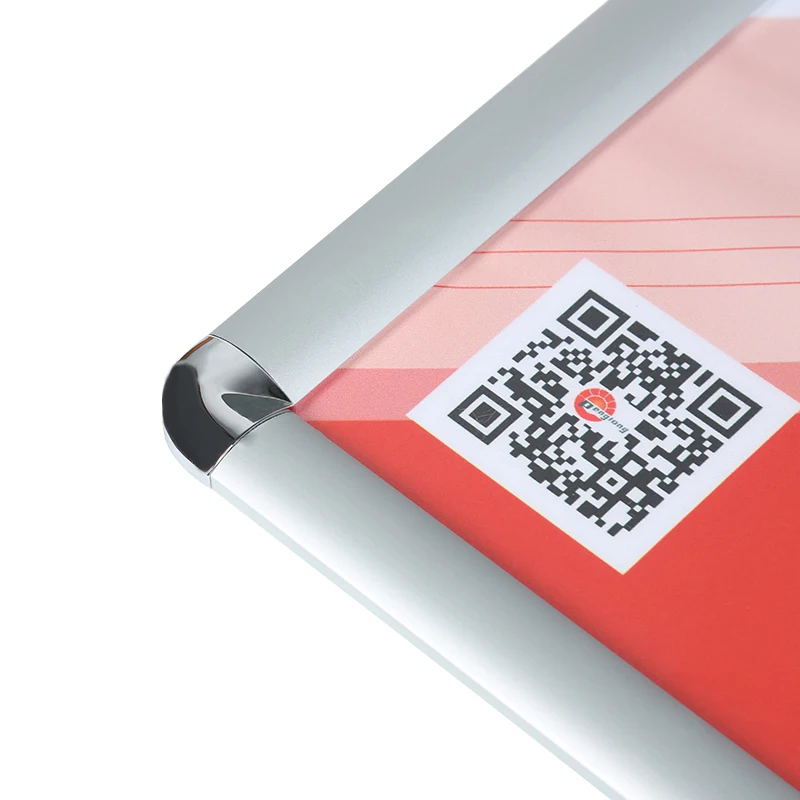 Round Corner Advertising Indoor Building Notice Sign Frame Aluminum ...