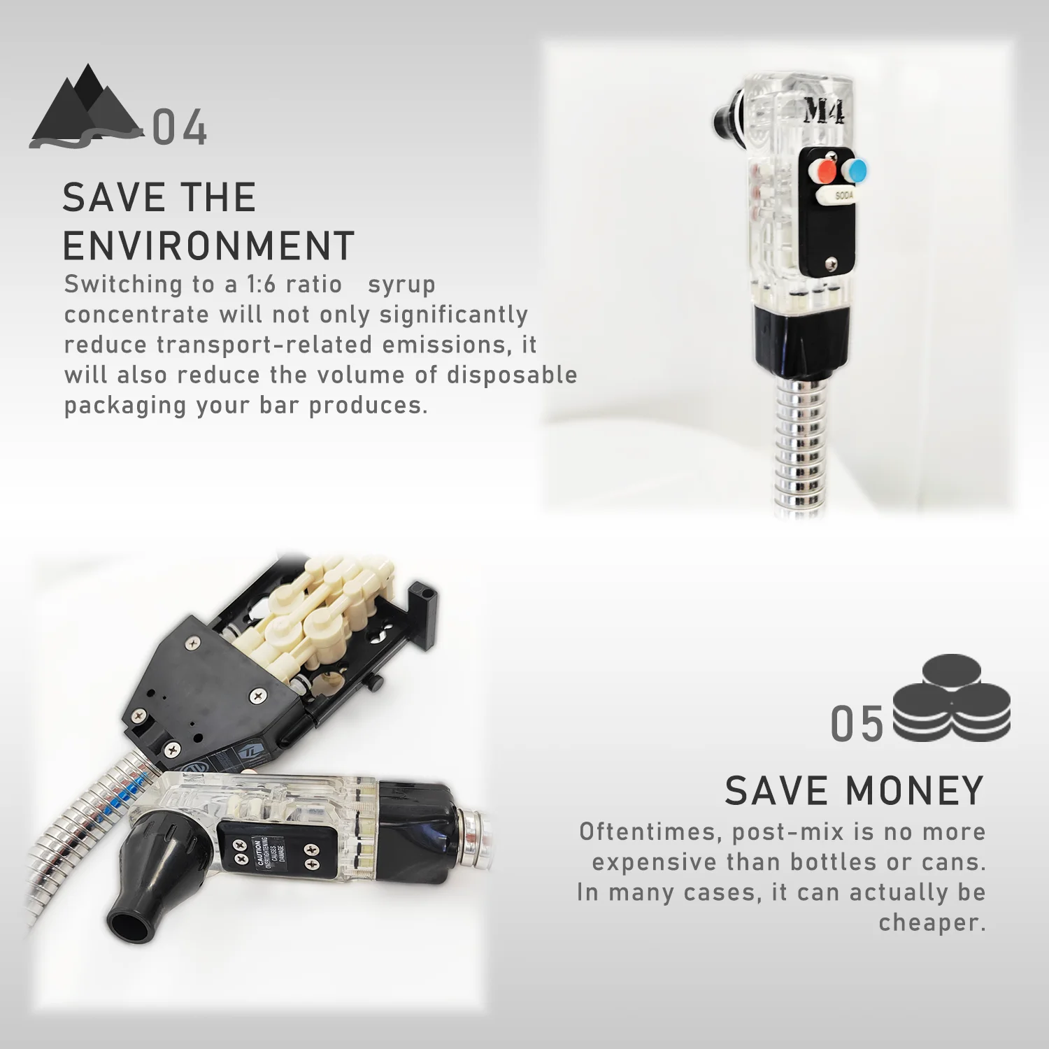 Wunder-bar Soda Gun - Efficient Post-Mix Beverage Dispenser