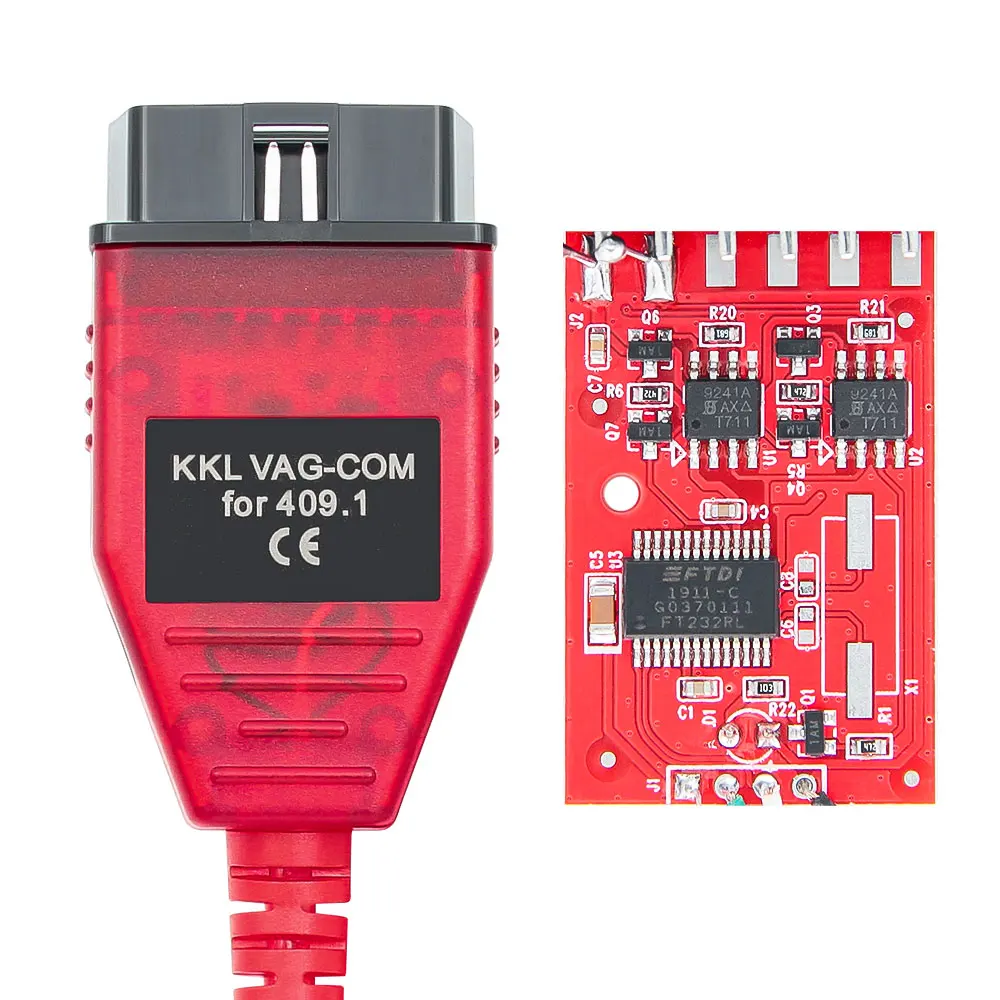 Ftdi Ft232rl 9241a Chip Vag Kkl 409.1 Vag Com Obd2 Usb Diagnostic Cable Auto Diagnostic Scanner ...