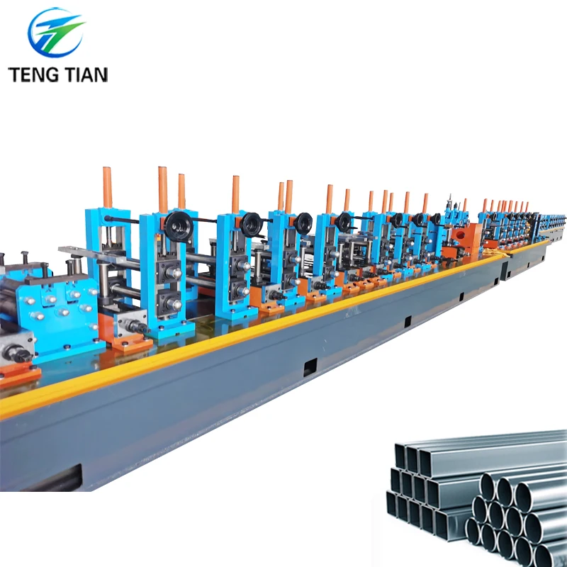 Tengtian Adjustable Steel Square Pipe Making Machine With Five-roller ...