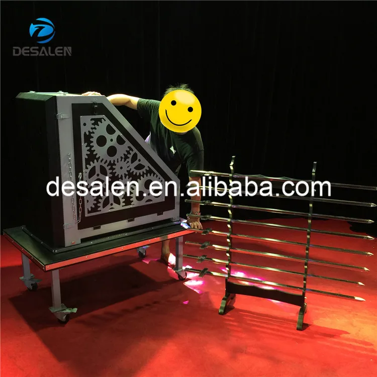 Sword Box Magic Trick - Professional Large Stage Illusions