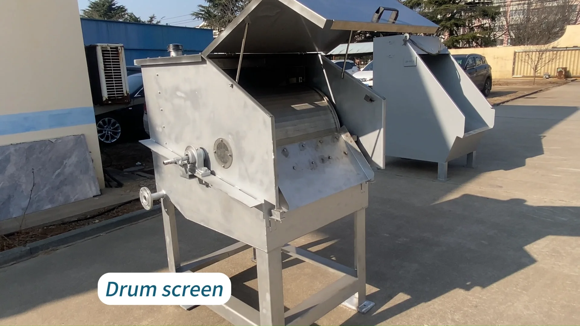 Yimei Solid Liquid Mechanical External Mesh Rotary Drum Screen Filter ...