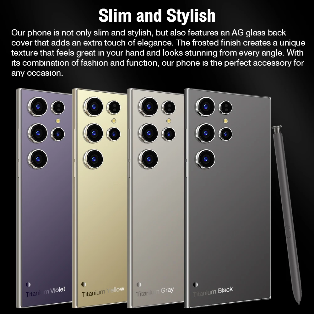 2024 new design product foldables24 ultra + 5g mobile phone 16gb + 1tb ...