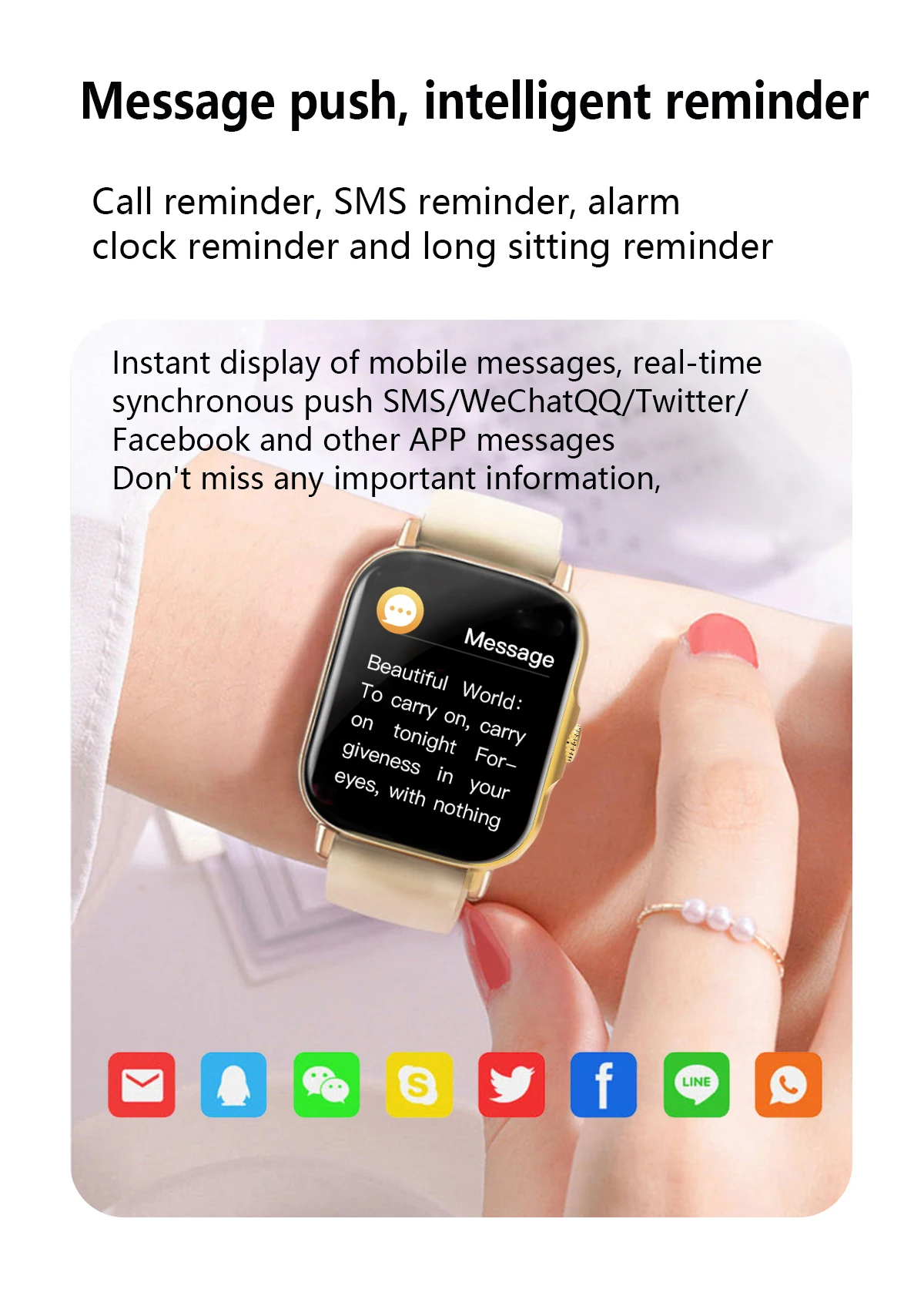 Ceas SmartWatch RoHS® BeFIT, Apelare prin Bluetooth, Incarcare ...