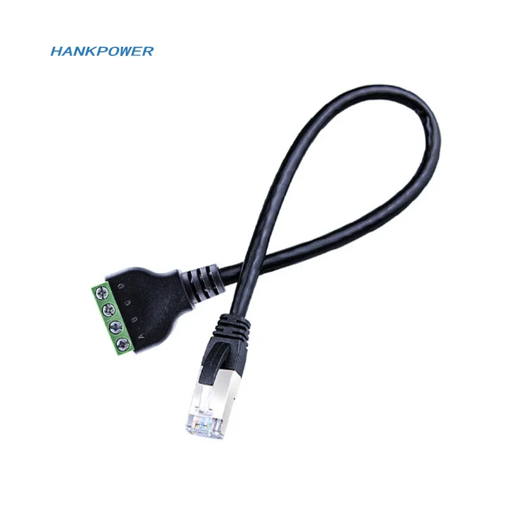 RJ45 to 4 Pin Screw Terminal Adaptor Connector - Ethernet Extender for ...