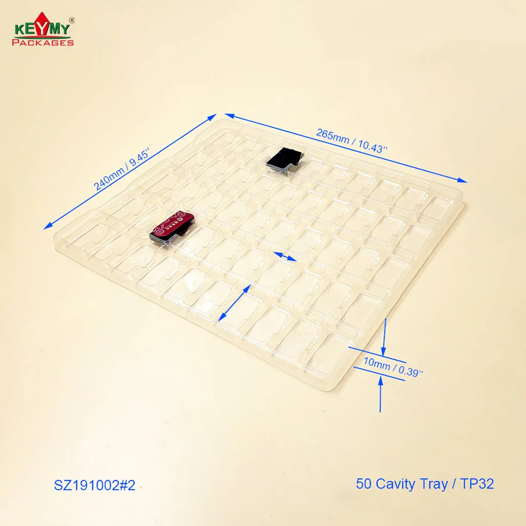 Large Capability Turnover Plastic Insert Turnover Tray Transparent for ...