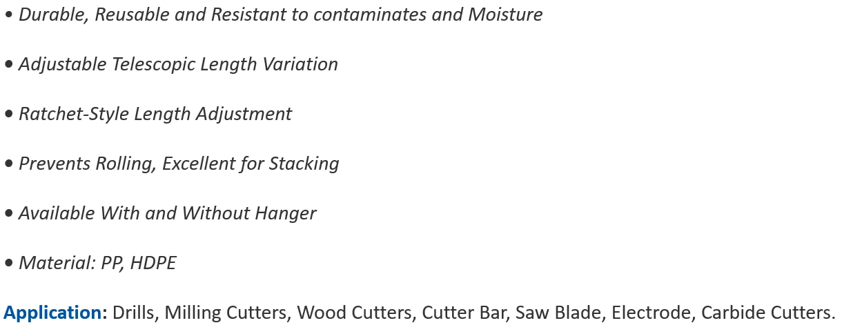 Plastic Transparent Square Telescopic Tube Packaging Box for Drilling ...